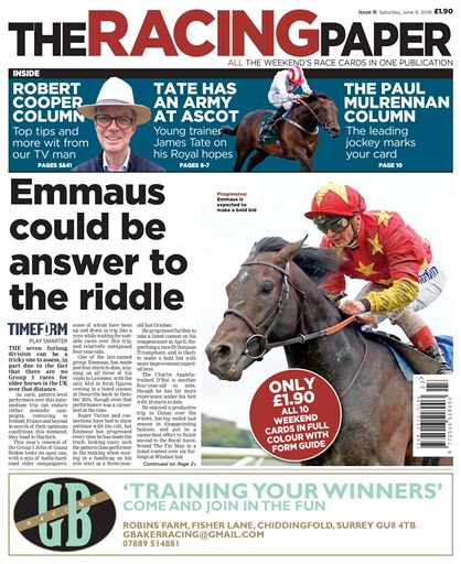 The Racing Paper Magazine - 8th June 2018 Back Issue