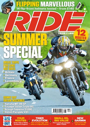 Ride Magazine - August 2018 Back Issue