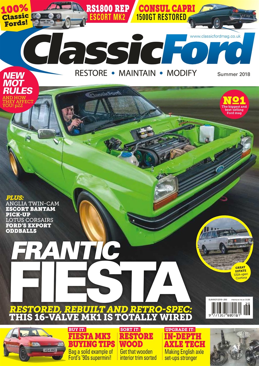 Classic Ford Magazine - Summer 2018 Back Issue
