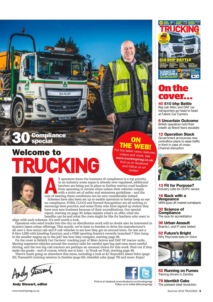 Trucking Magazine - Summer 2018 Back Issue