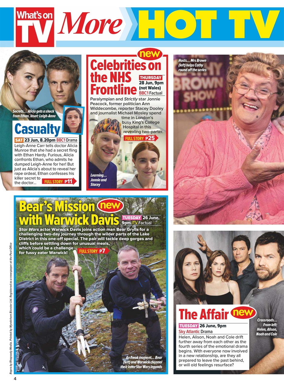 What's on TV Magazine - 23rd June 2018 Subscriptions | Pocketmags