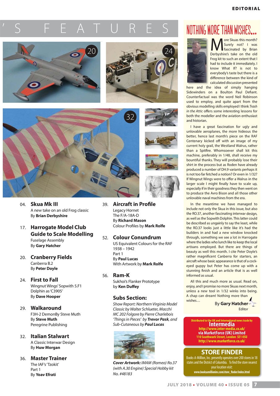 Scale Aircraft Modelling Magazine - July 2018 Back Issue