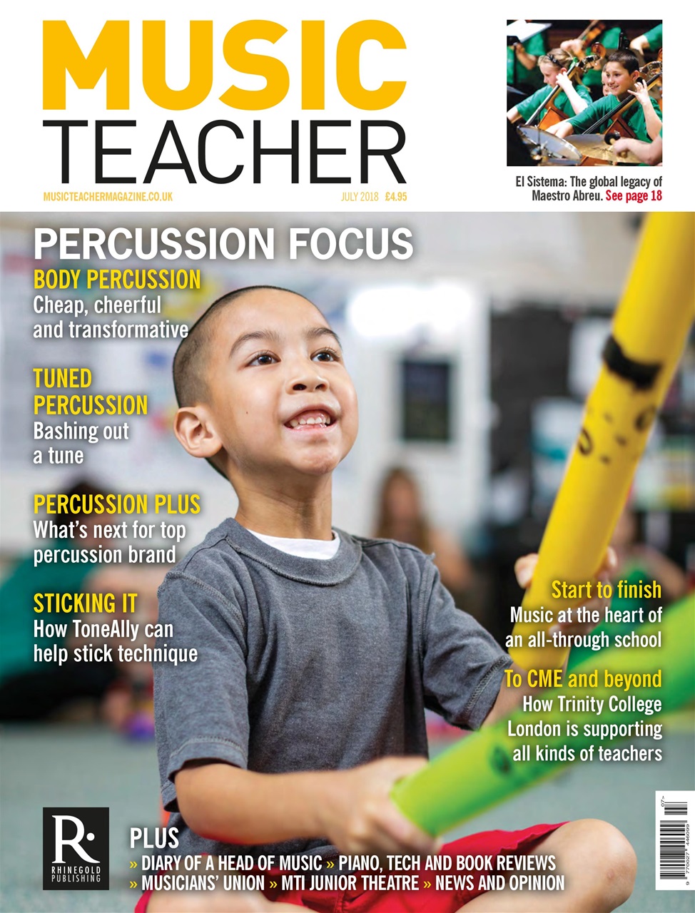 Music Teacher Magazine - July 2018 Back Issue