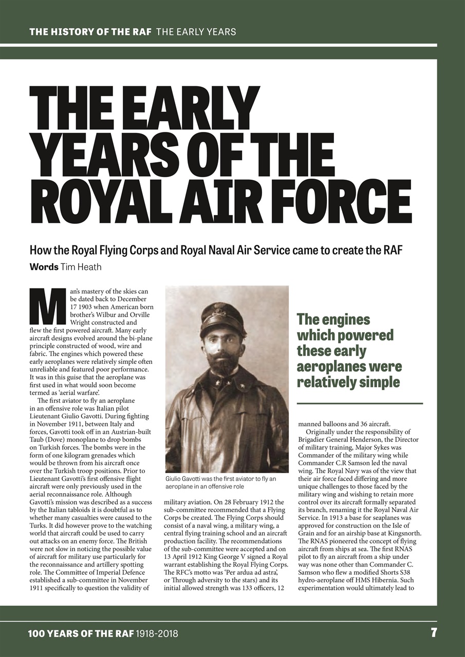 100 Years Of The RAF Magazine Subscriptions and 100 Years of the RAF ...