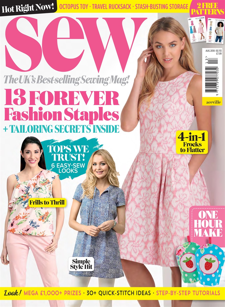 Sew Magazine - Aug-18 Back Issue
