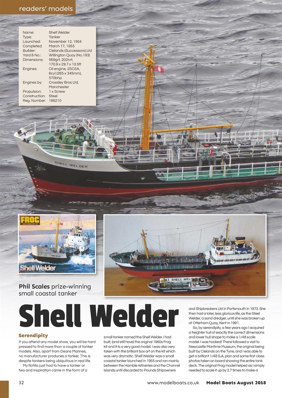 Model Boats Magazine - Aug-18 Back Issue