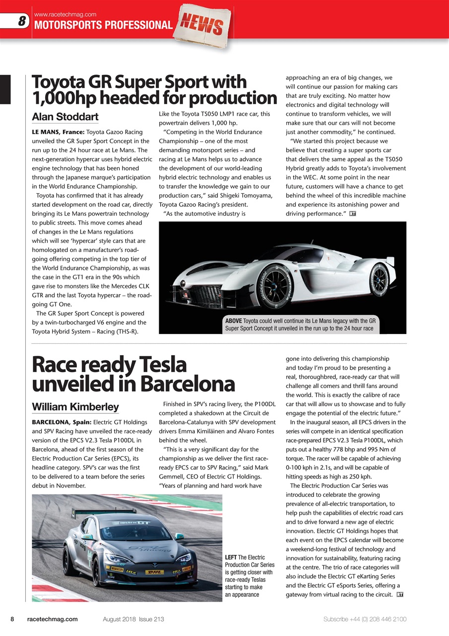 Race Tech Magazine - Issue 213 Back Issue