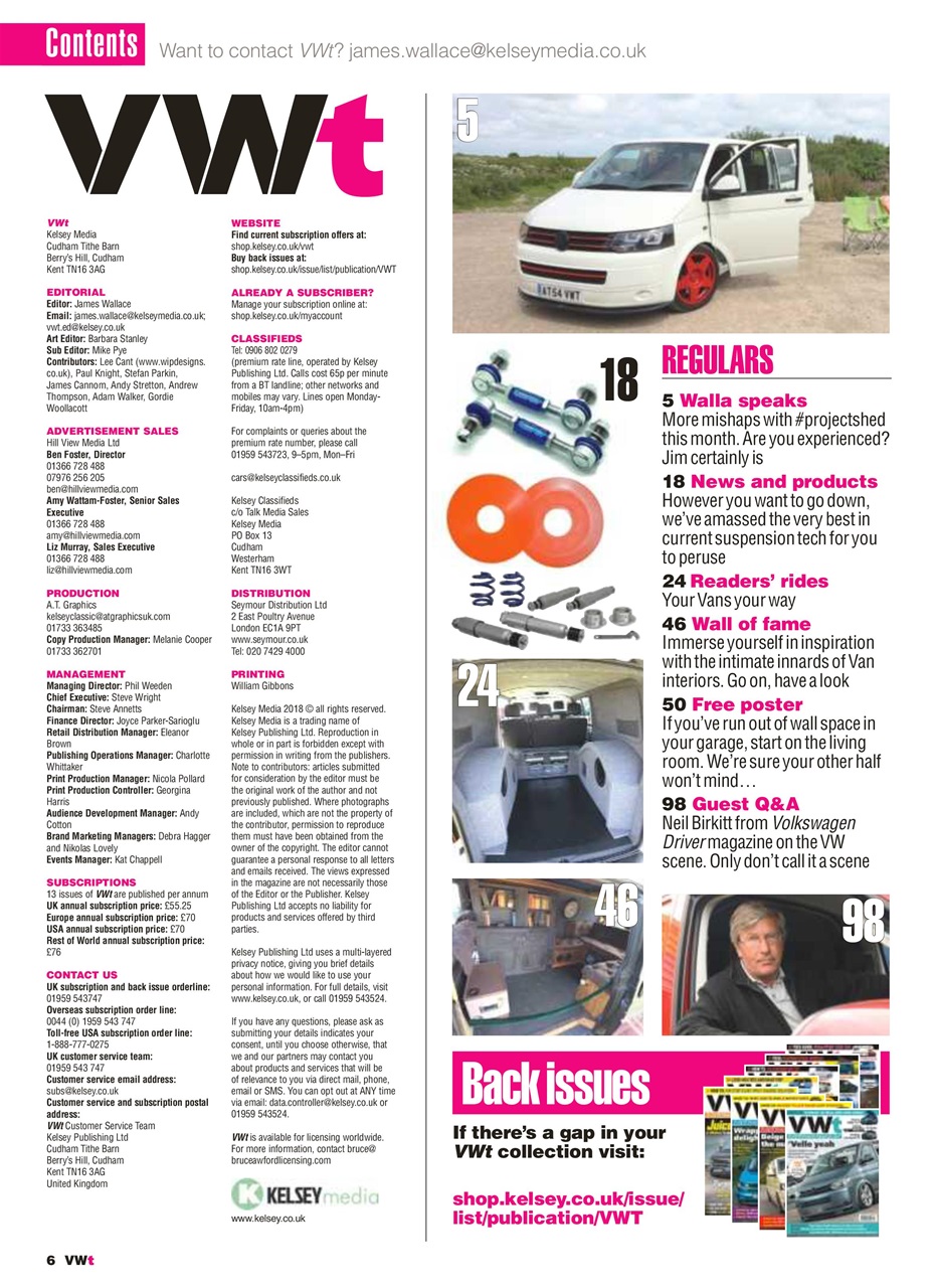 VWt Magazine - Issue 70 Back Issue