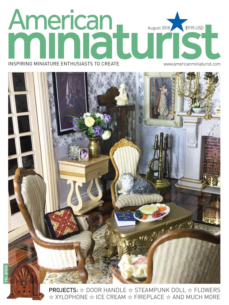 American Miniaturist Magazine - August 2018 Back Issue