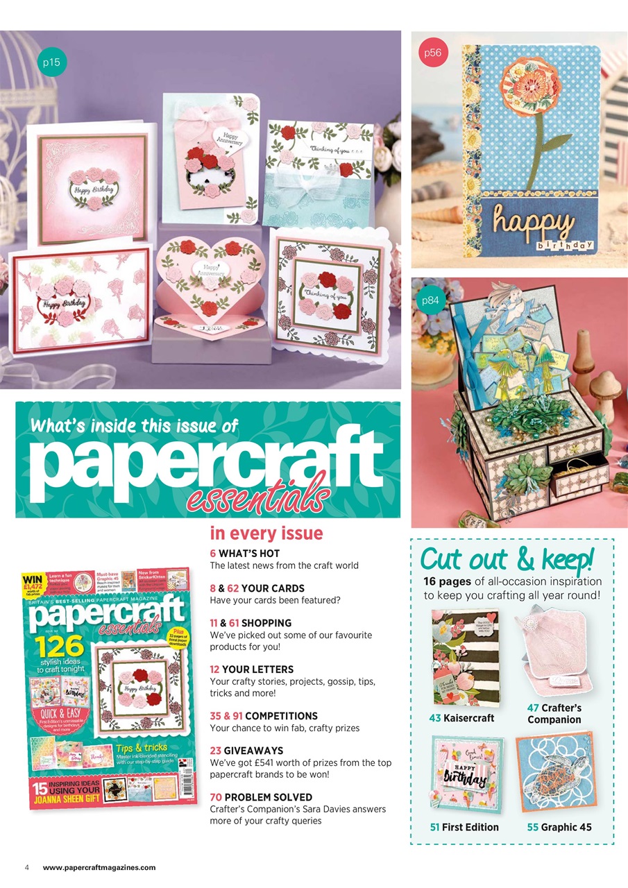Papercraft Essentials Magazine - Issue 162 Back Issue
