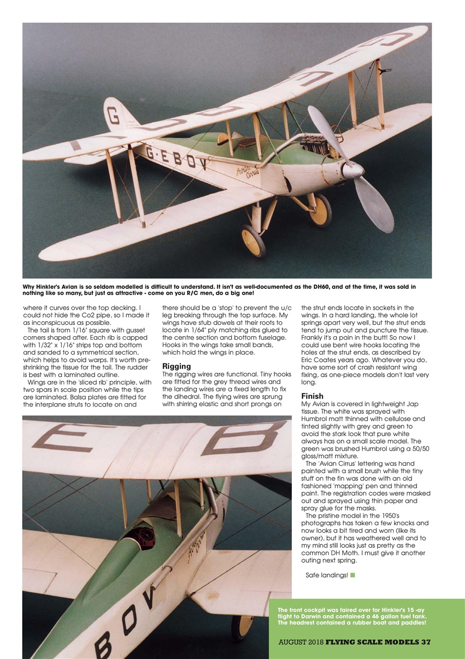 Radio Control Model Flyer Magazine - August 2018 Back Issue