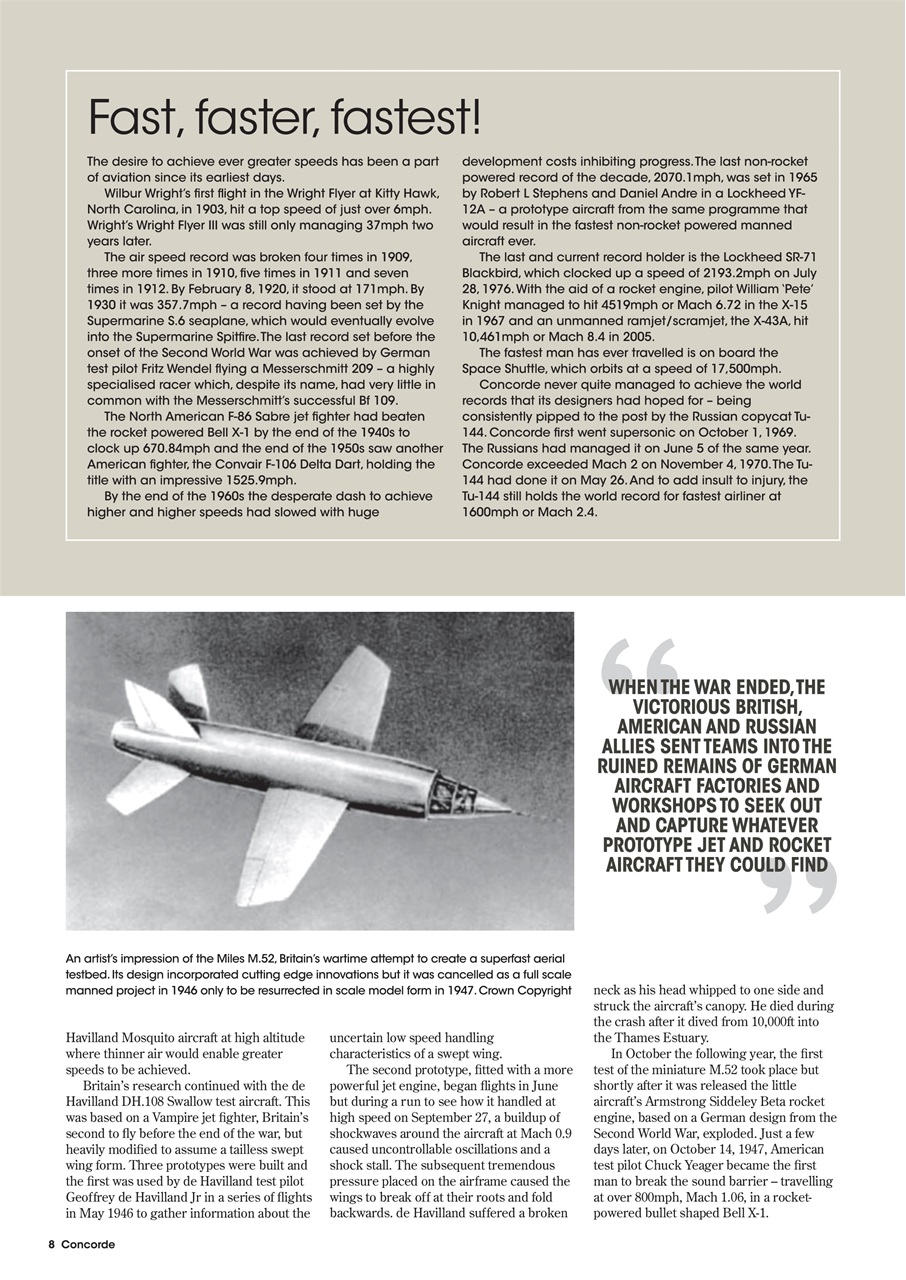 Aviation Classics Magazine - Concorde 50 Years - Supersonic speedbird ...