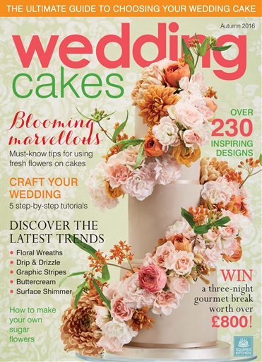 Wedding Cakes Magazine - Autumn 2016 Back Issue