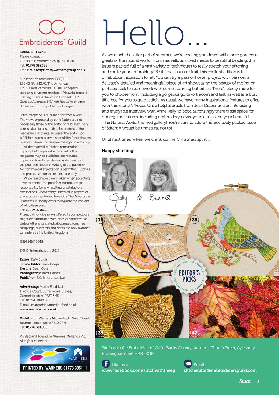 Stitch magazine - Aug/Sept 18 Subscriptions | Pocketmags