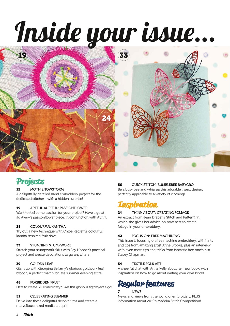 Stitch magazine - Aug/Sept 18 Subscriptions | Pocketmags