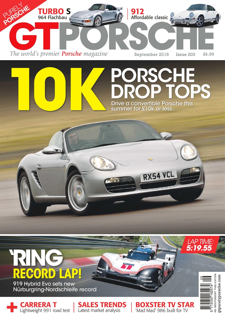 GT Porsche Magazine - September 18 Back Issue