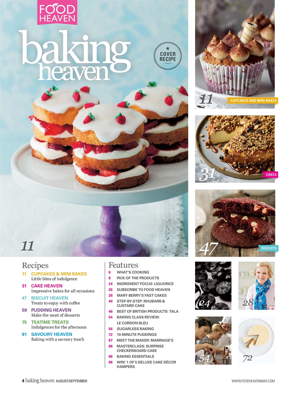 Baking Heaven Magazine - Aug/Sep 18 Subscriptions | Pocketmags