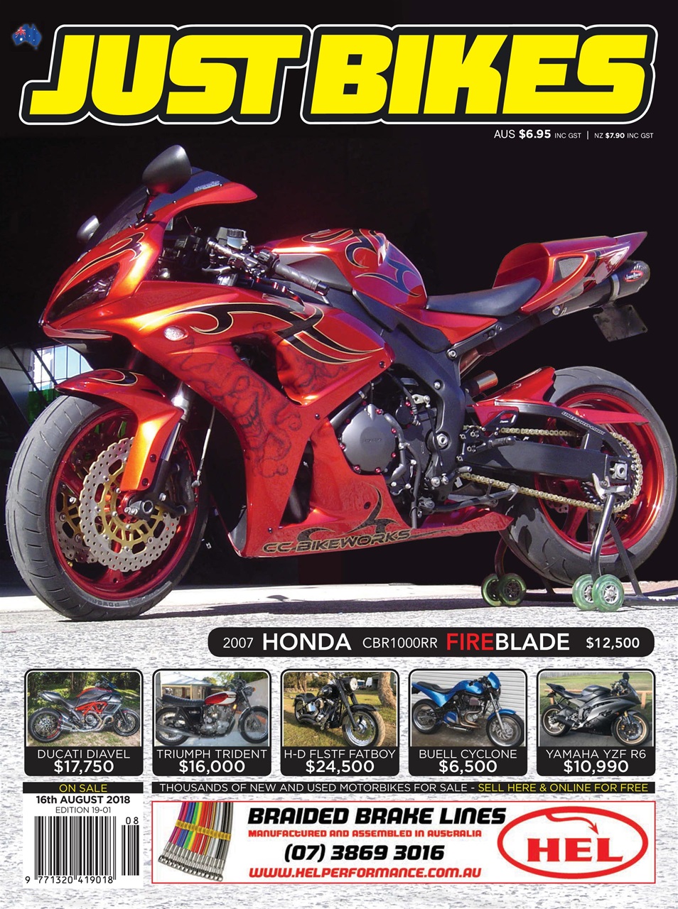 JUST BIKES Magazine - 19-01 Back Issue