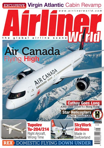 Airliner World Magazine - September 2018 Subscriptions | Pocketmags