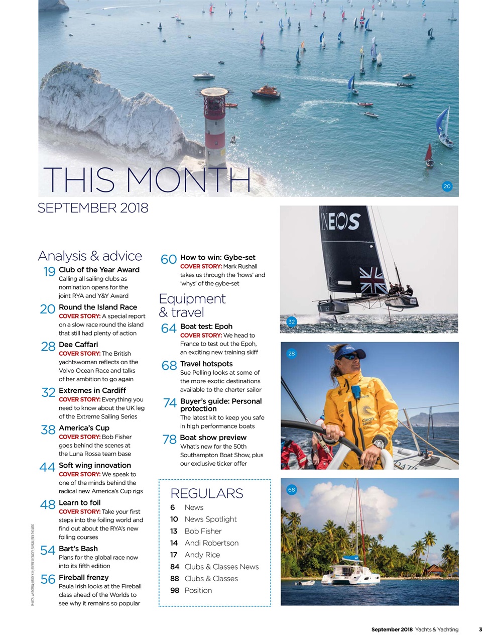 Yachts & Yachting Magazine - September 2018 Subscriptions | Pocketmags