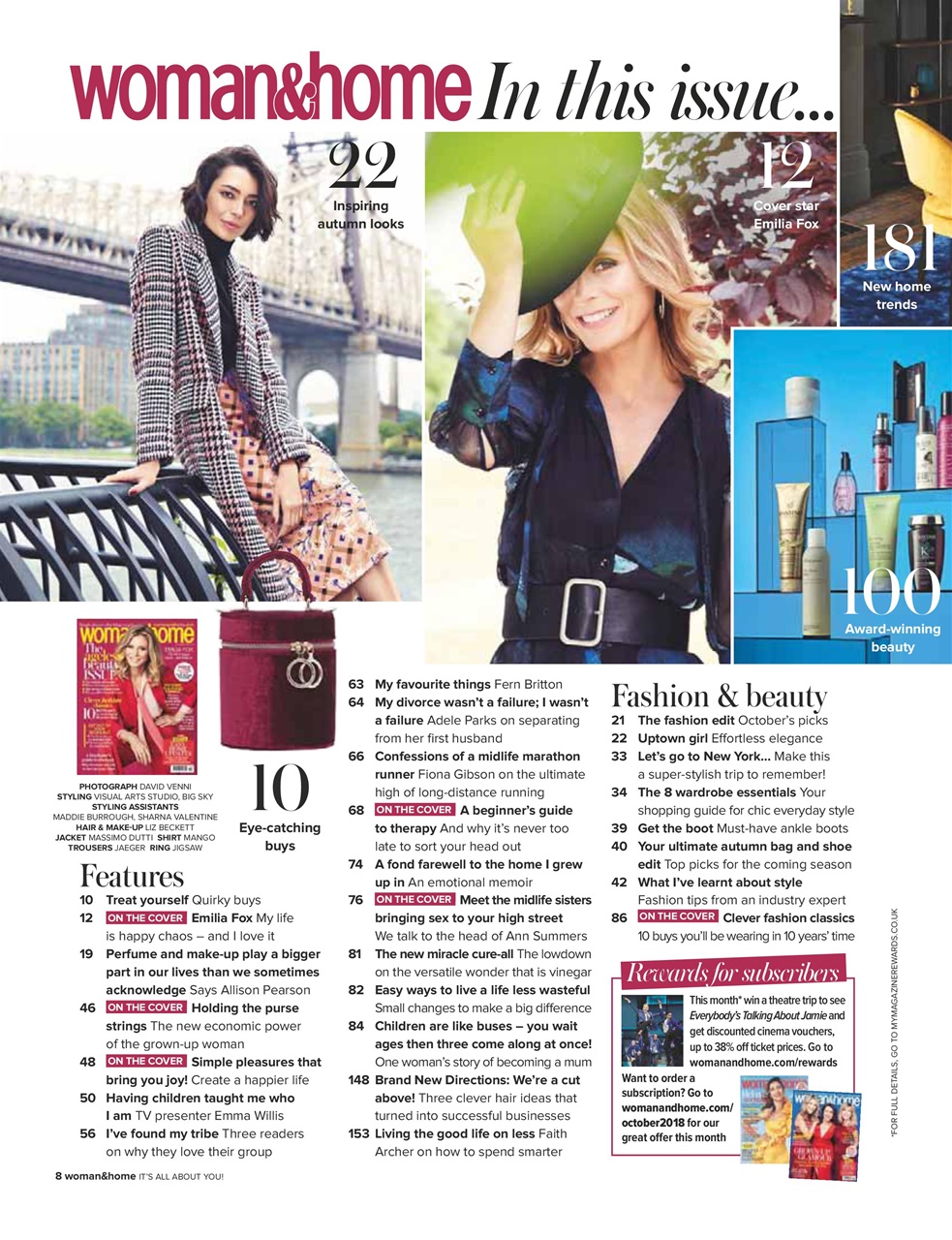 Woman & Home Magazine - October 2018 Back Issue