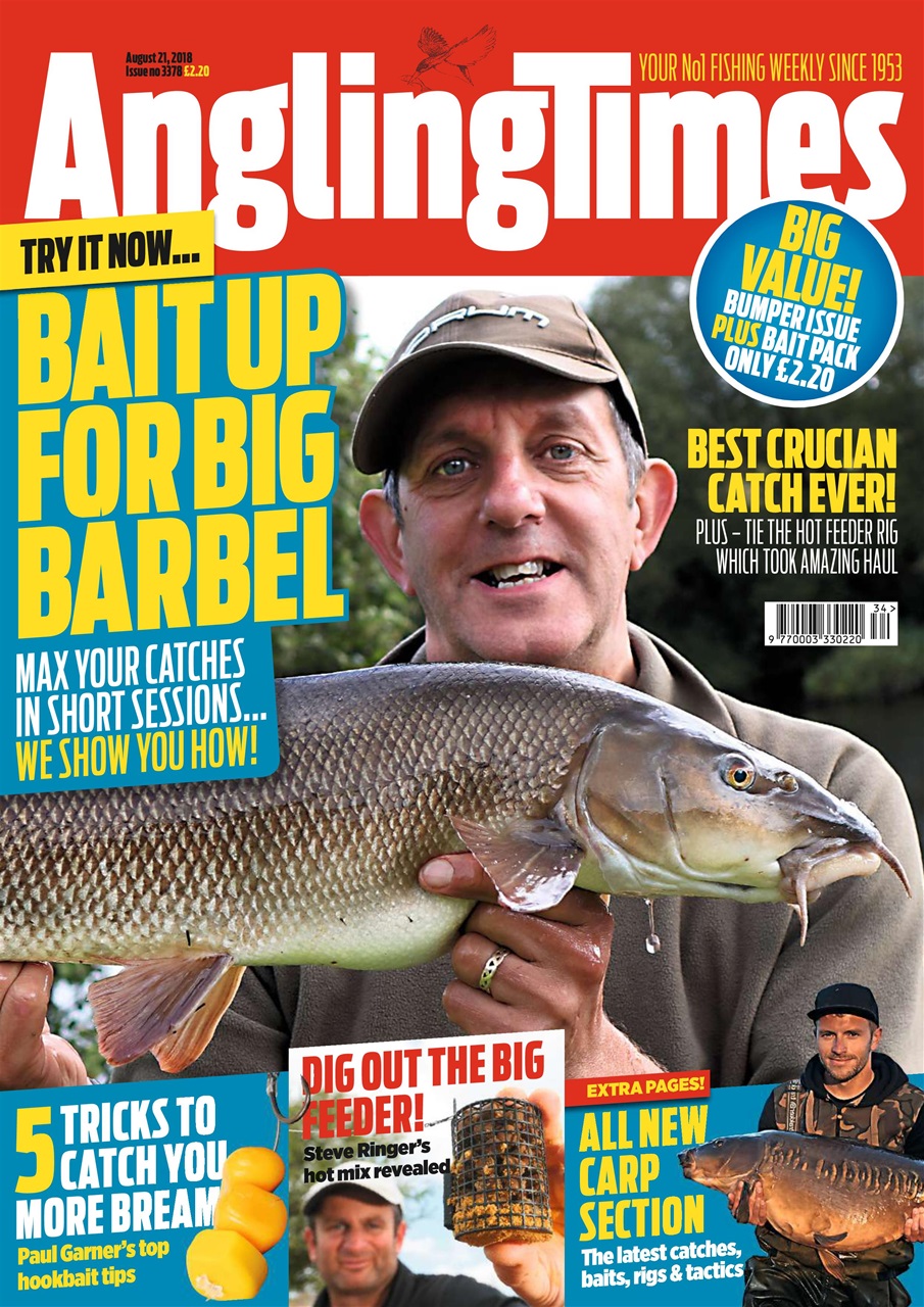 Angling Times Magazine - 21st August 2018 Back Issue