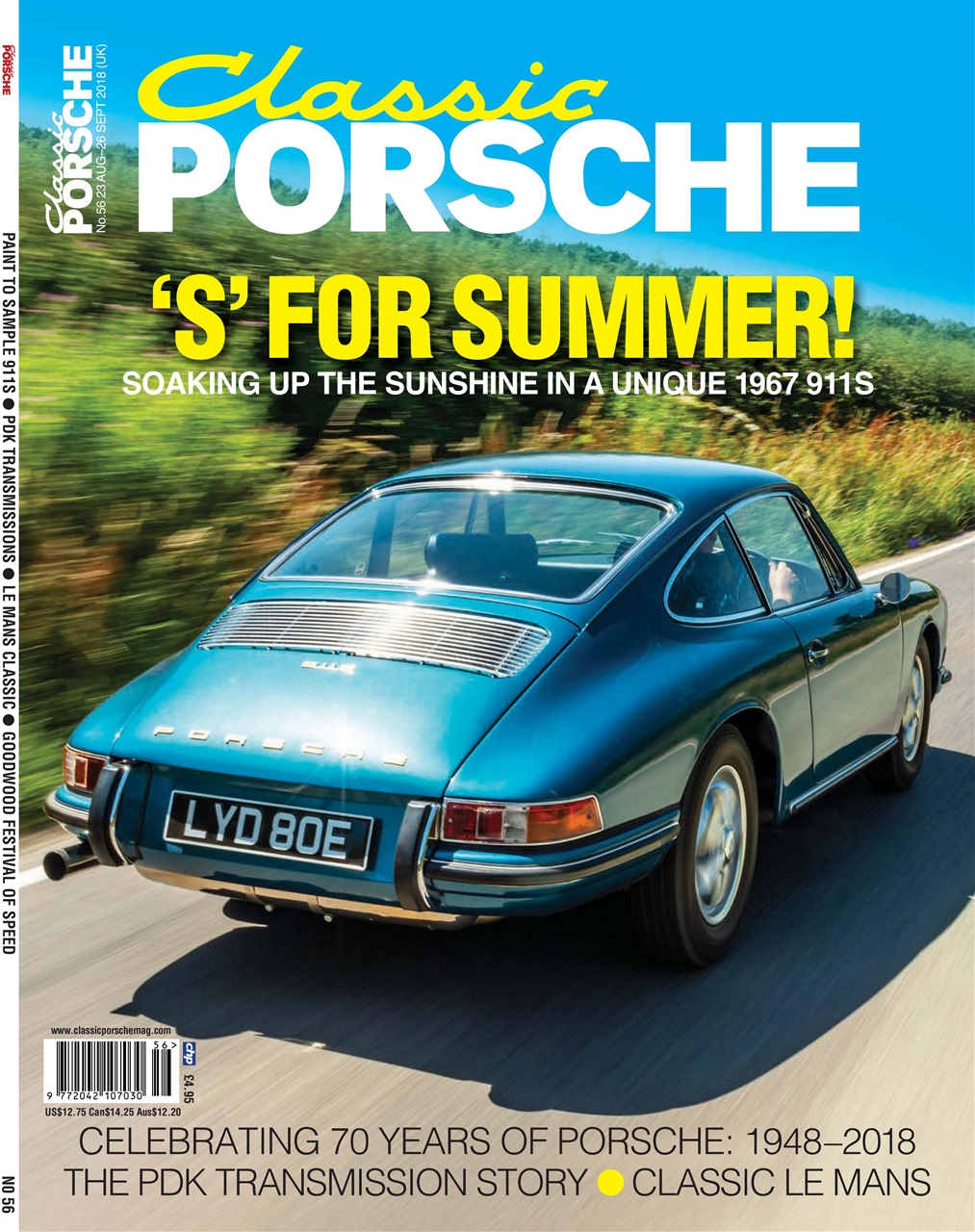 Classic Porsche Magazine - Classic Porsche 56 Back Issue