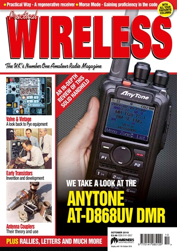Practical Wireless Magazine - October 2018 Back Issue