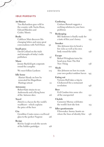 The Idler Magazine - Idler 62, Sept/Oct 2018 Subscriptions | Pocketmags