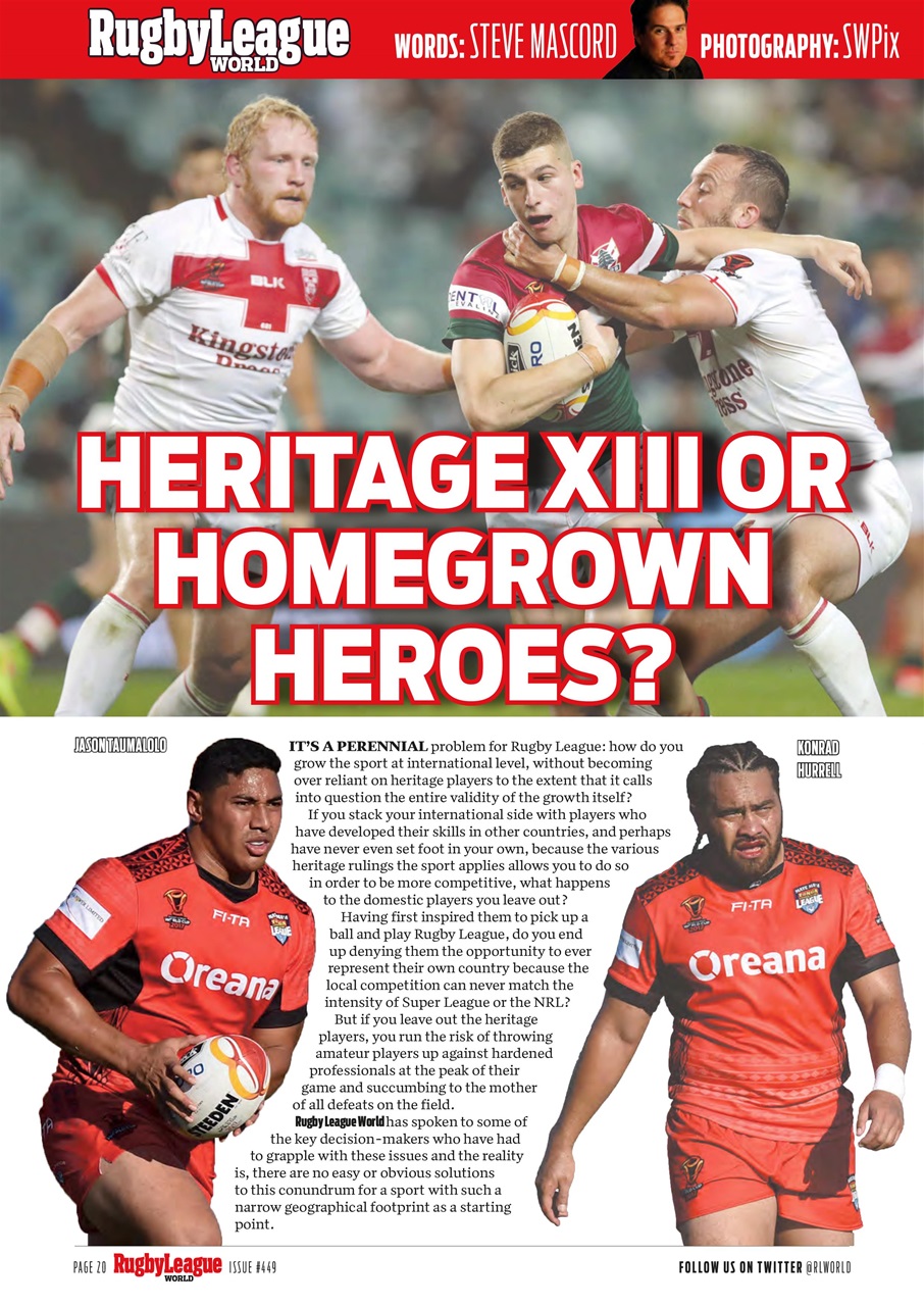 Rugby League World Magazine - 449 Back Issue