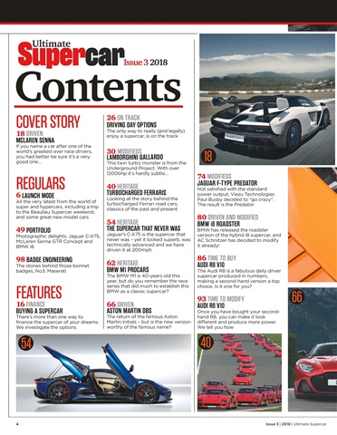 Ultimate Supercar Magazine - Volume 1 Issue 3 Back Issue