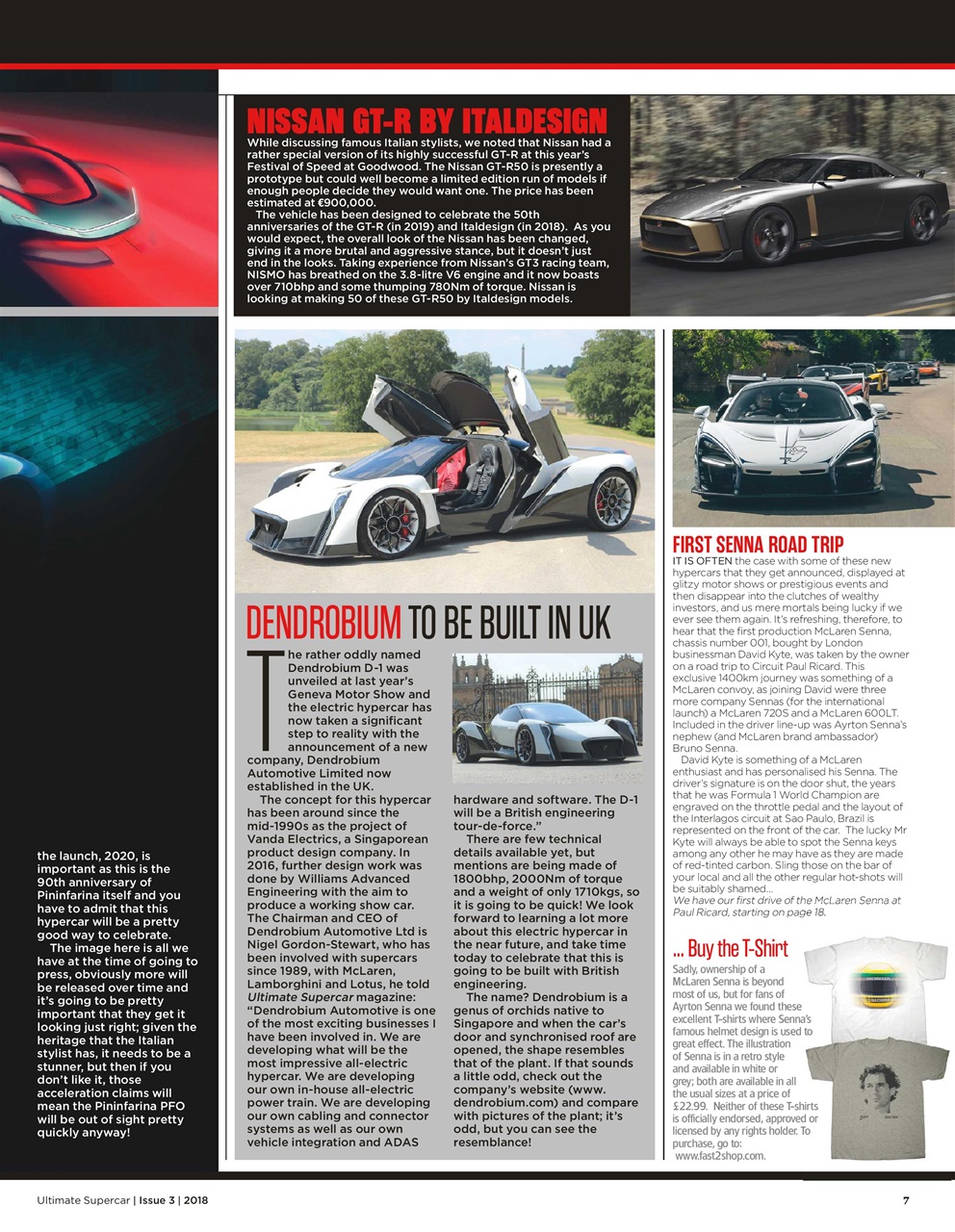 Ultimate Supercar Magazine - Volume 1 Issue 3 Back Issue