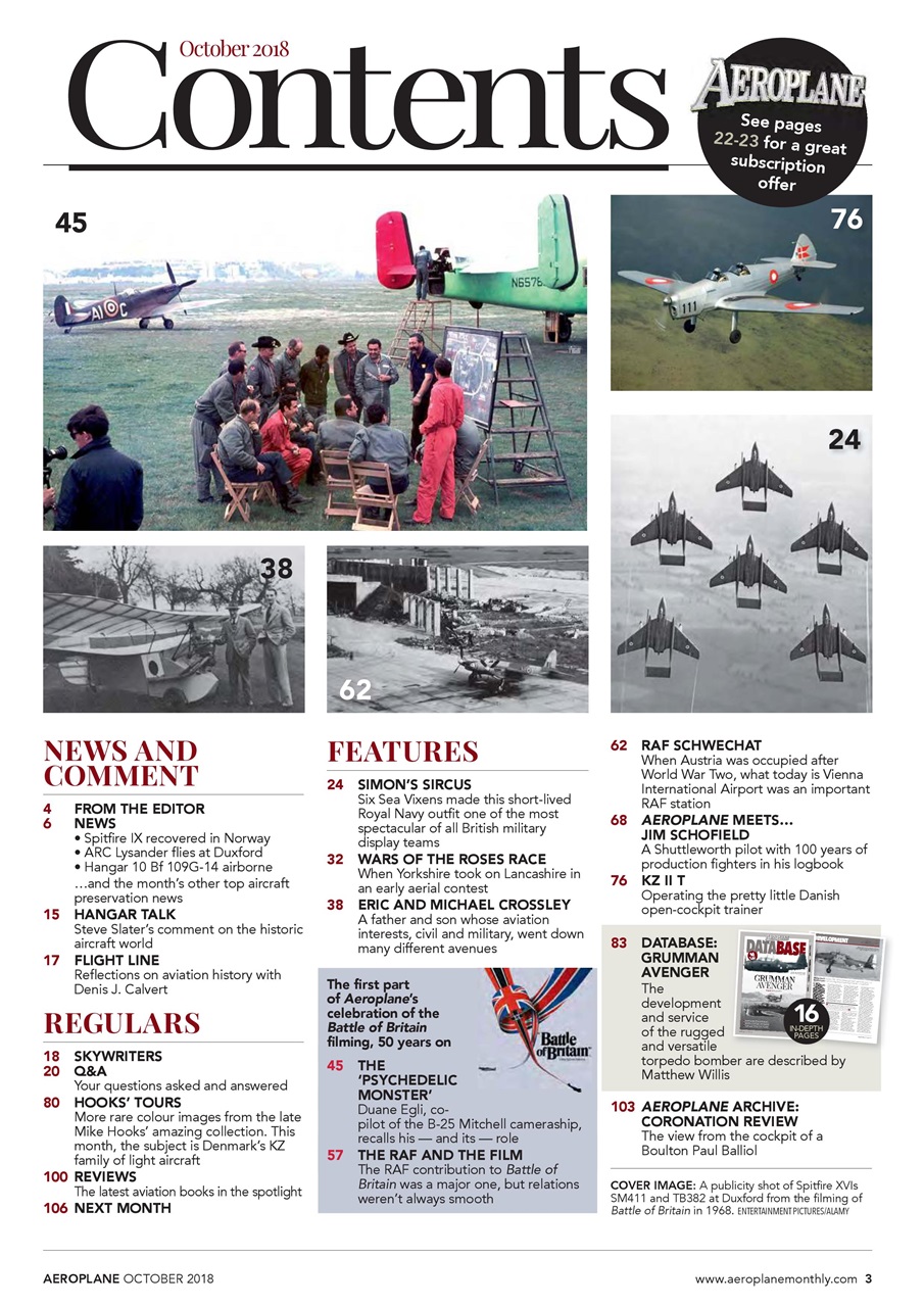 Aeroplane Magazine - October 2018 Back Issue