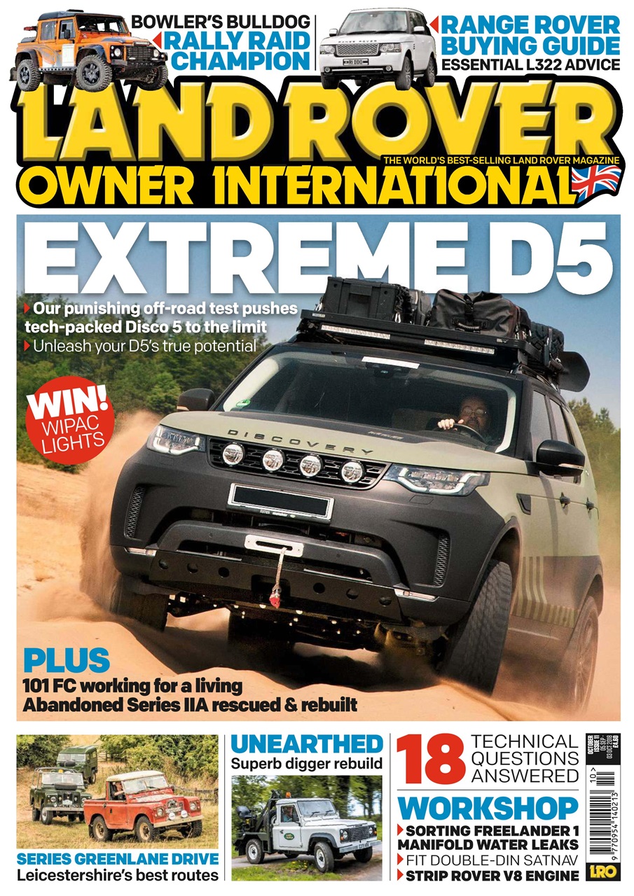Land Rover Owner Magazine - October 2018 Back Issue