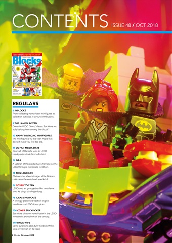 Blocks Magazine - October 2018 Subscriptions | Pocketmags