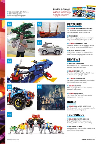 Blocks Magazine - October 2018 Subscriptions | Pocketmags