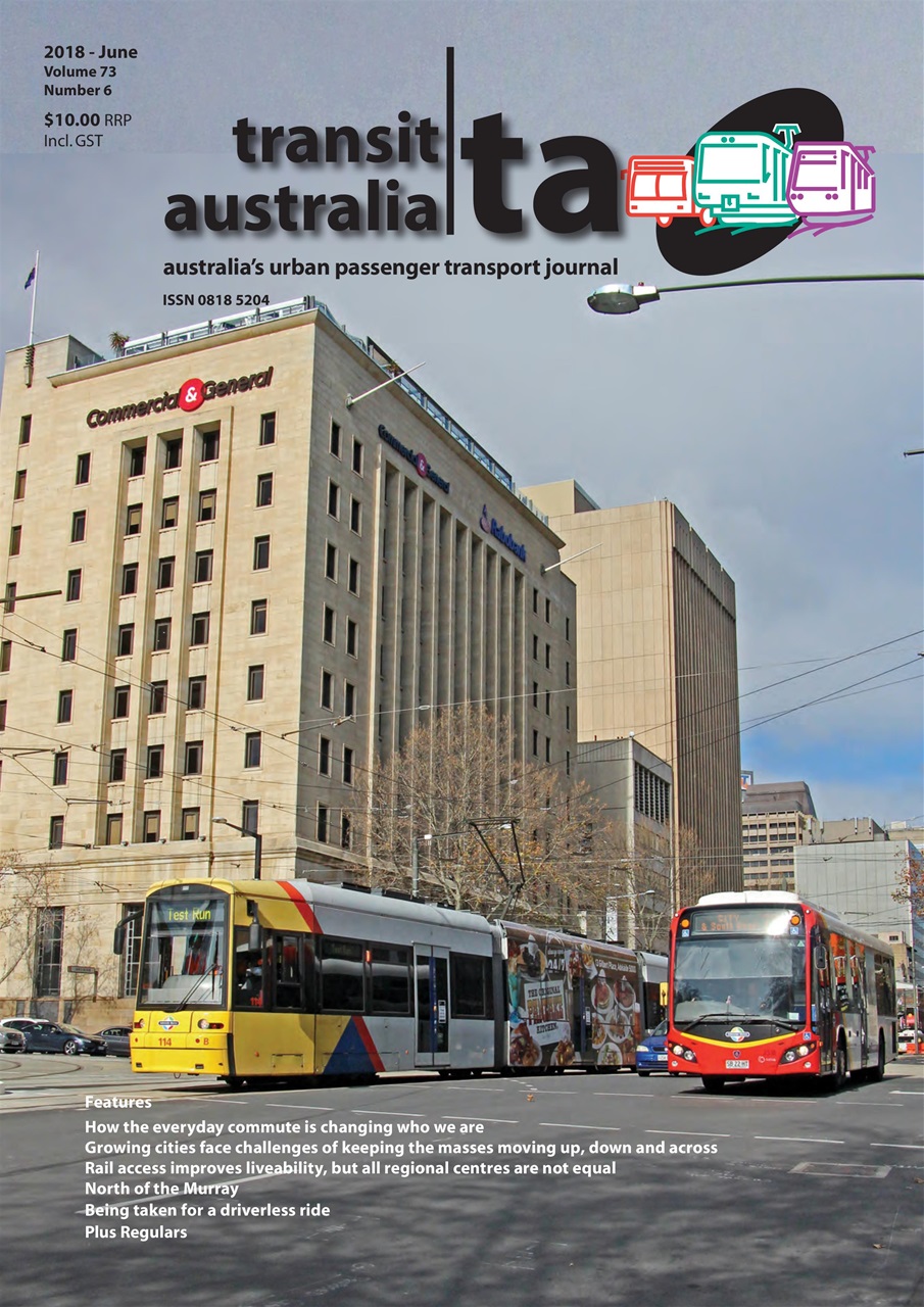 Transit Australia Magazine Subscriptions and June 2018 Issue
