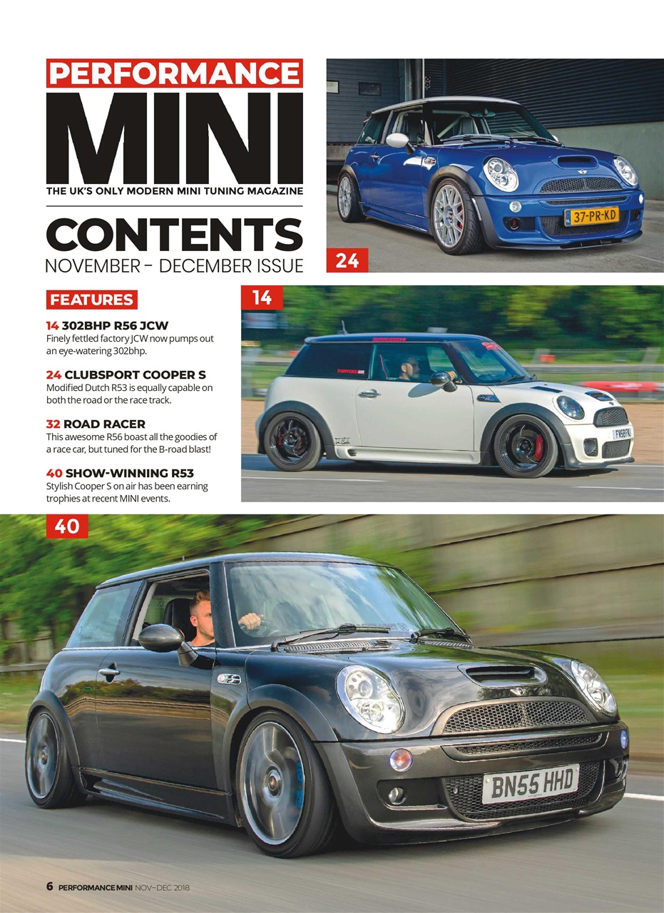 Performance Mini Magazine - Nov/Dec 2018 Subscriptions | Pocketmags