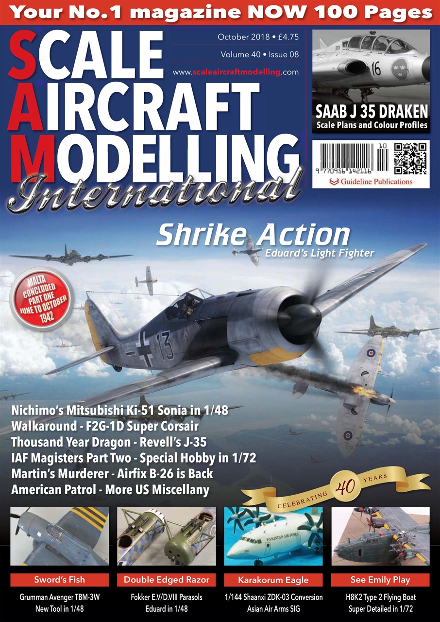 Scale Aircraft Modelling Magazine - October 2018 Back Issue