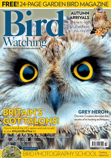Bird Watching Magazine - October 2018 Back Issue