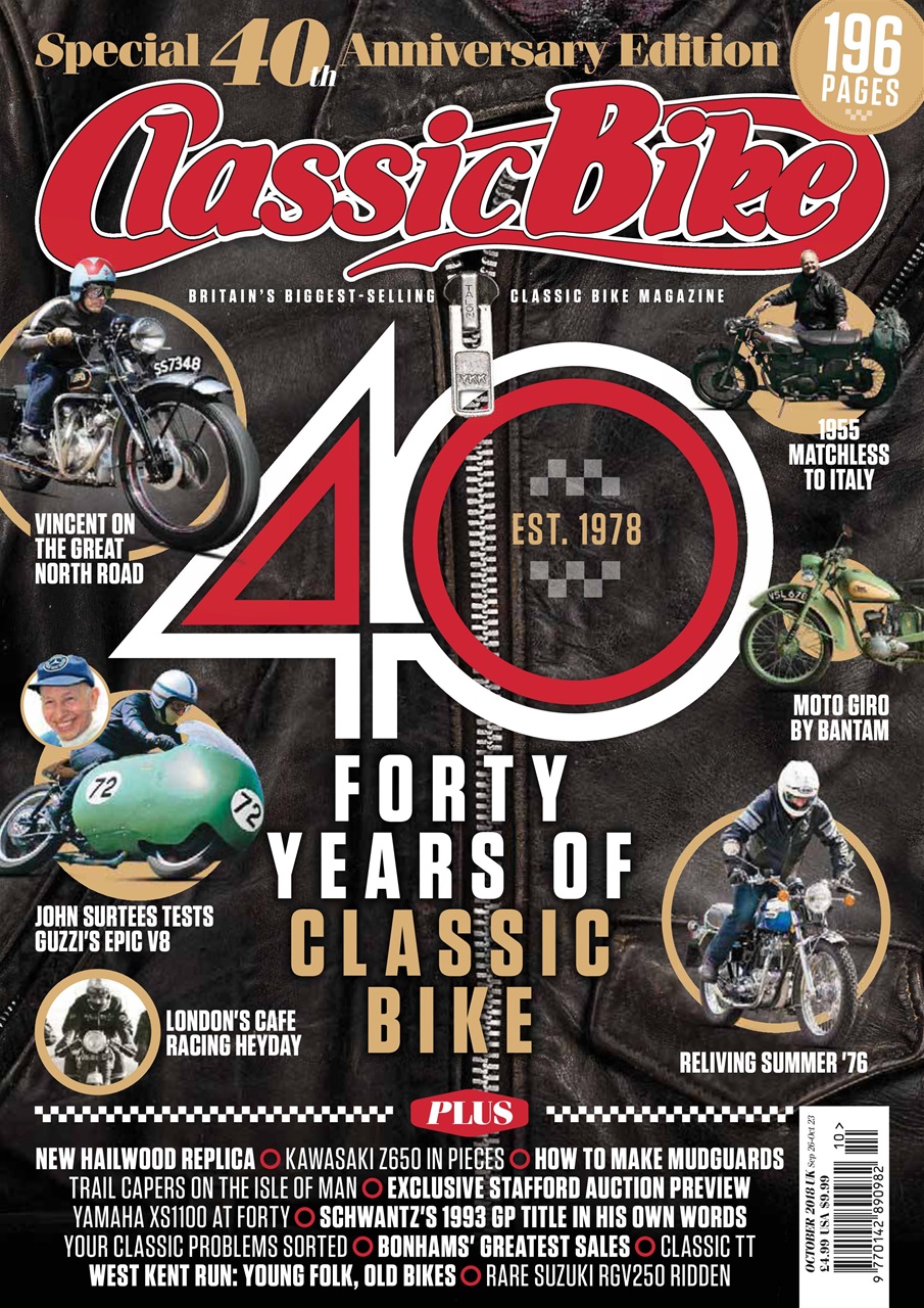 Classic Bike Magazine - October 2018 Subscriptions | Pocketmags