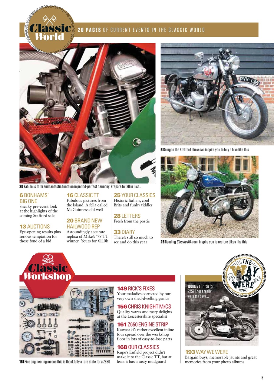Classic Bike Magazine - October 2018 Subscriptions | Pocketmags