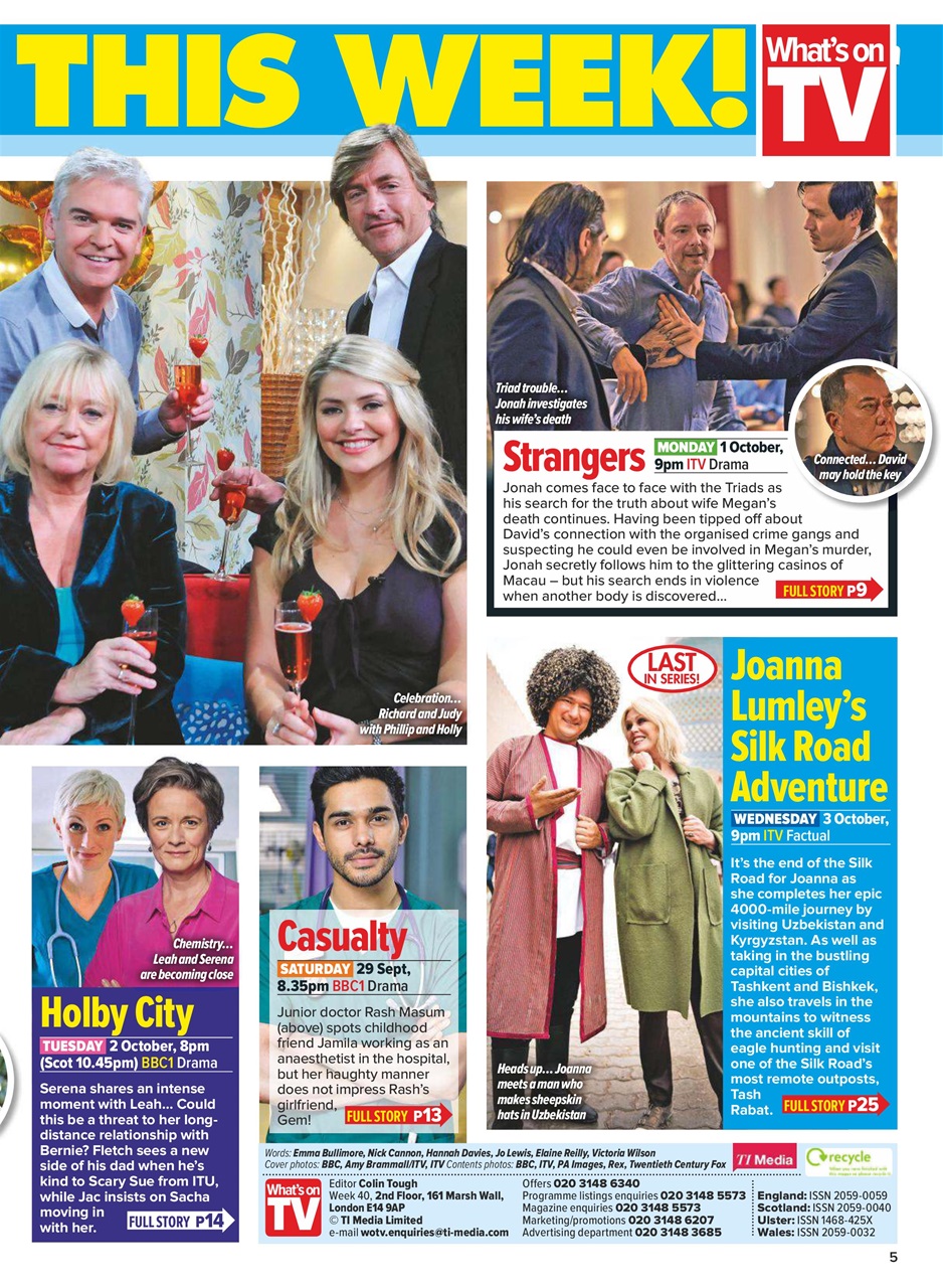 What's on TV Magazine - 29th September 2018 Subscriptions | Pocketmags