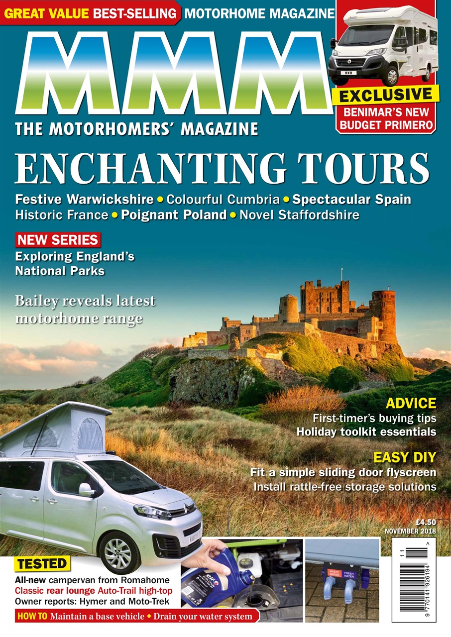 MMM magazine - Enchanting Tours issue - November 2018 Back Issue