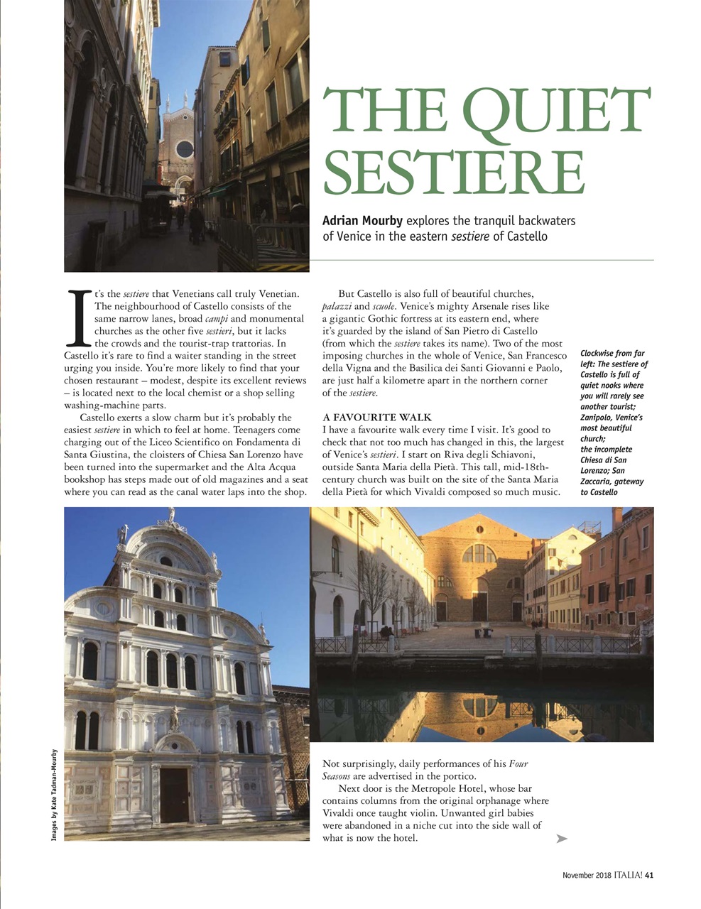 Italia! Magazine - Nov-18 Subscriptions | Pocketmags