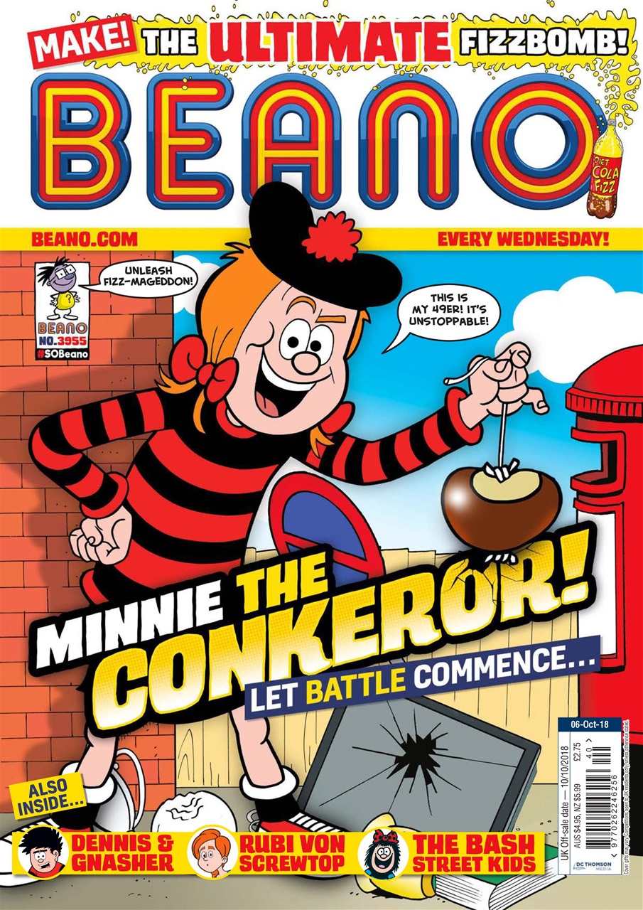 Beano Magazine - 6th October 2018 Back Issue
