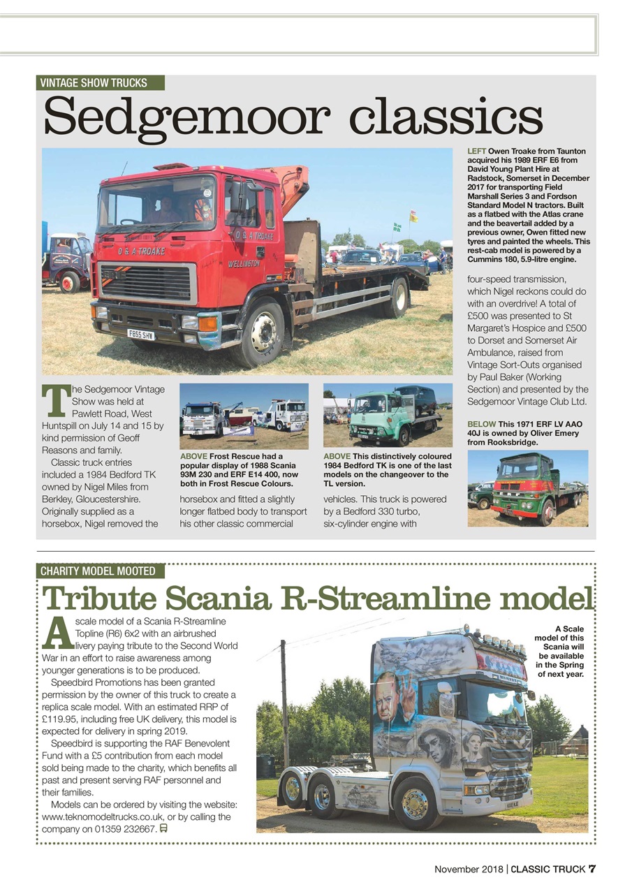 Classic Truck Magazine - November 2018 Subscriptions | Pocketmags