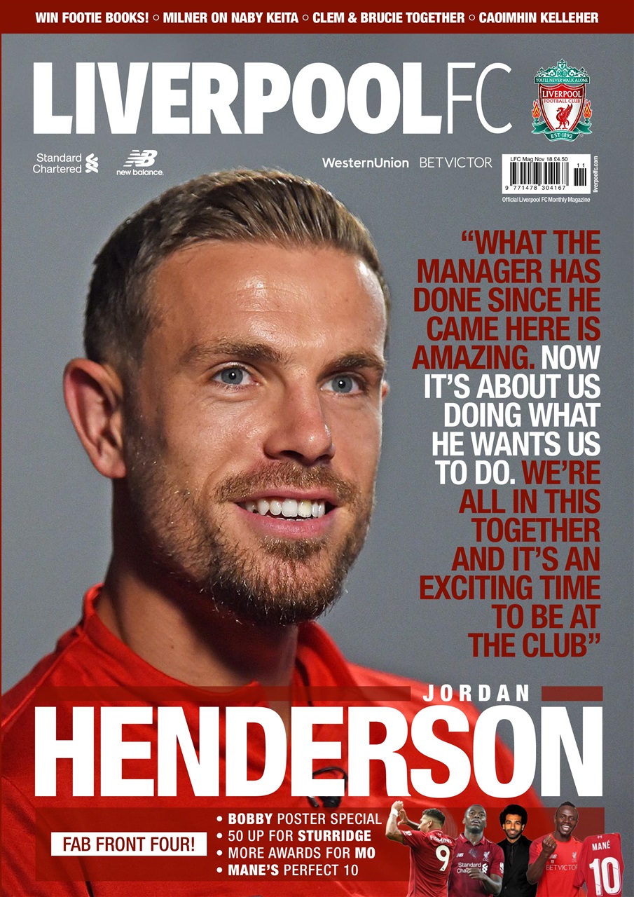Liverpool FC Magazine - Nov-18 Back Issue
