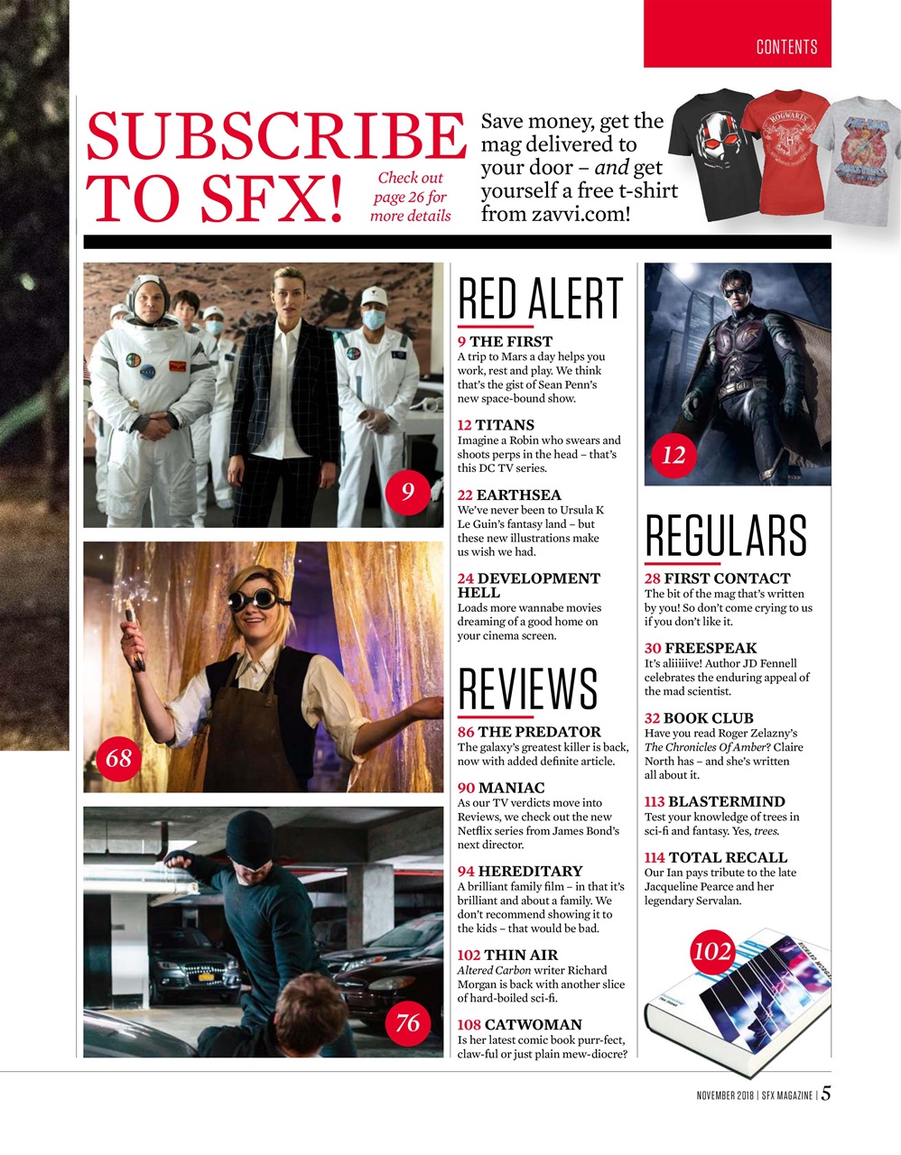 SFX Magazine - November 2018 Back Issue