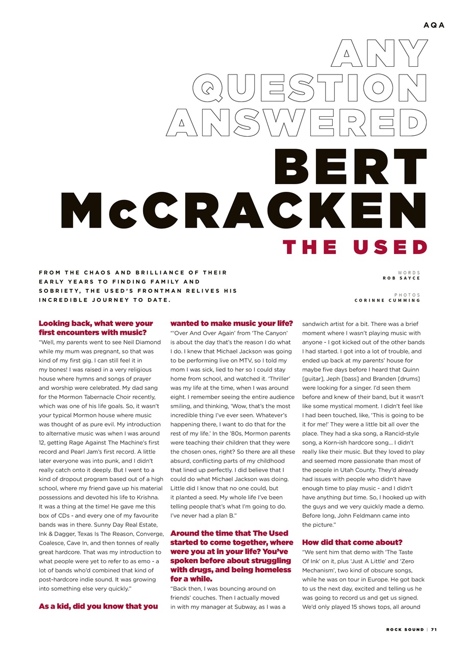 Rock Sound Magazine - Against The Current - 245 Back Issue